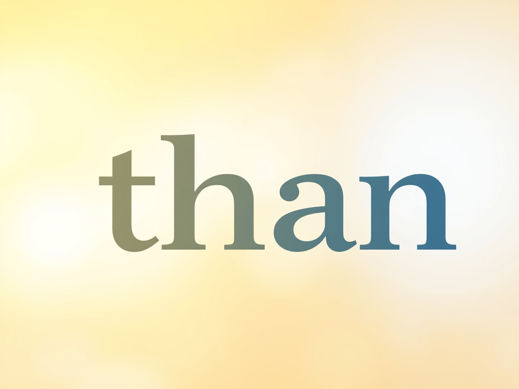 Than: A Comprehensive Guide to Comparisons in English - English Fab